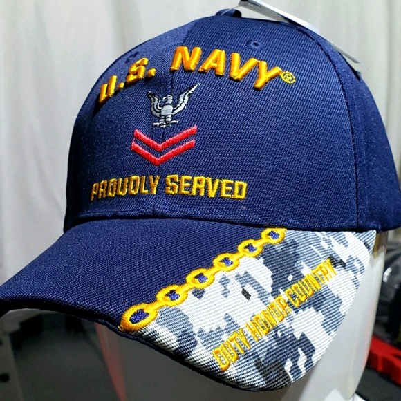 Accessories | Military Us Navy Petty Officer Second Class Hat | Poshmark